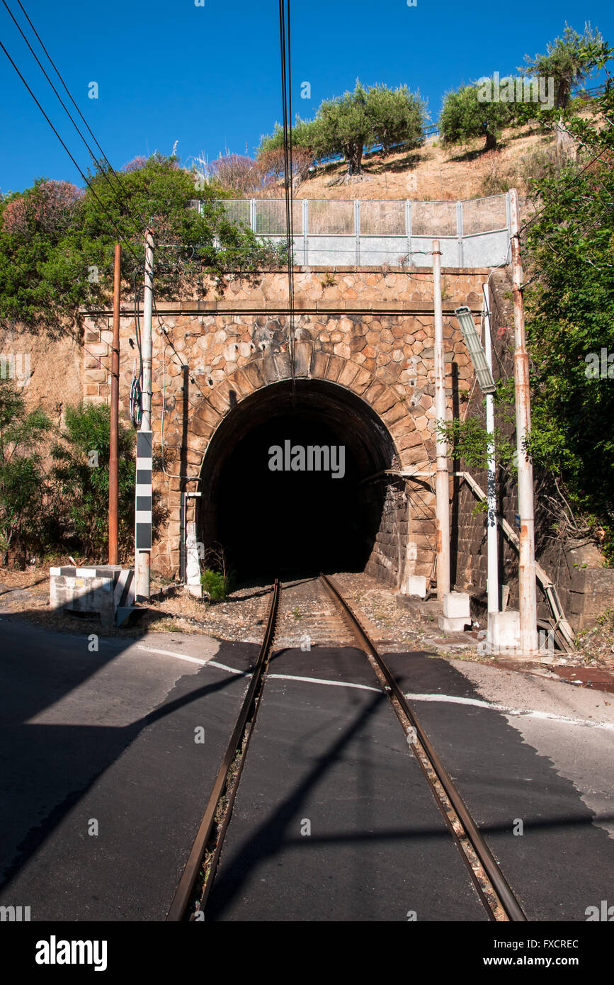 Entrance of the railway tunnel hi-res stock photography and images - Alamy