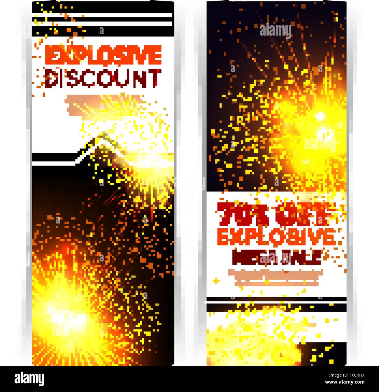 Powerful explosion Cut Out Stock Images & Pictures - Alamy