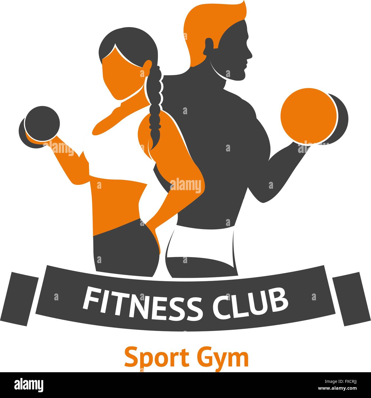 Fitness club icon premium hi-res stock photography and images - Alamy