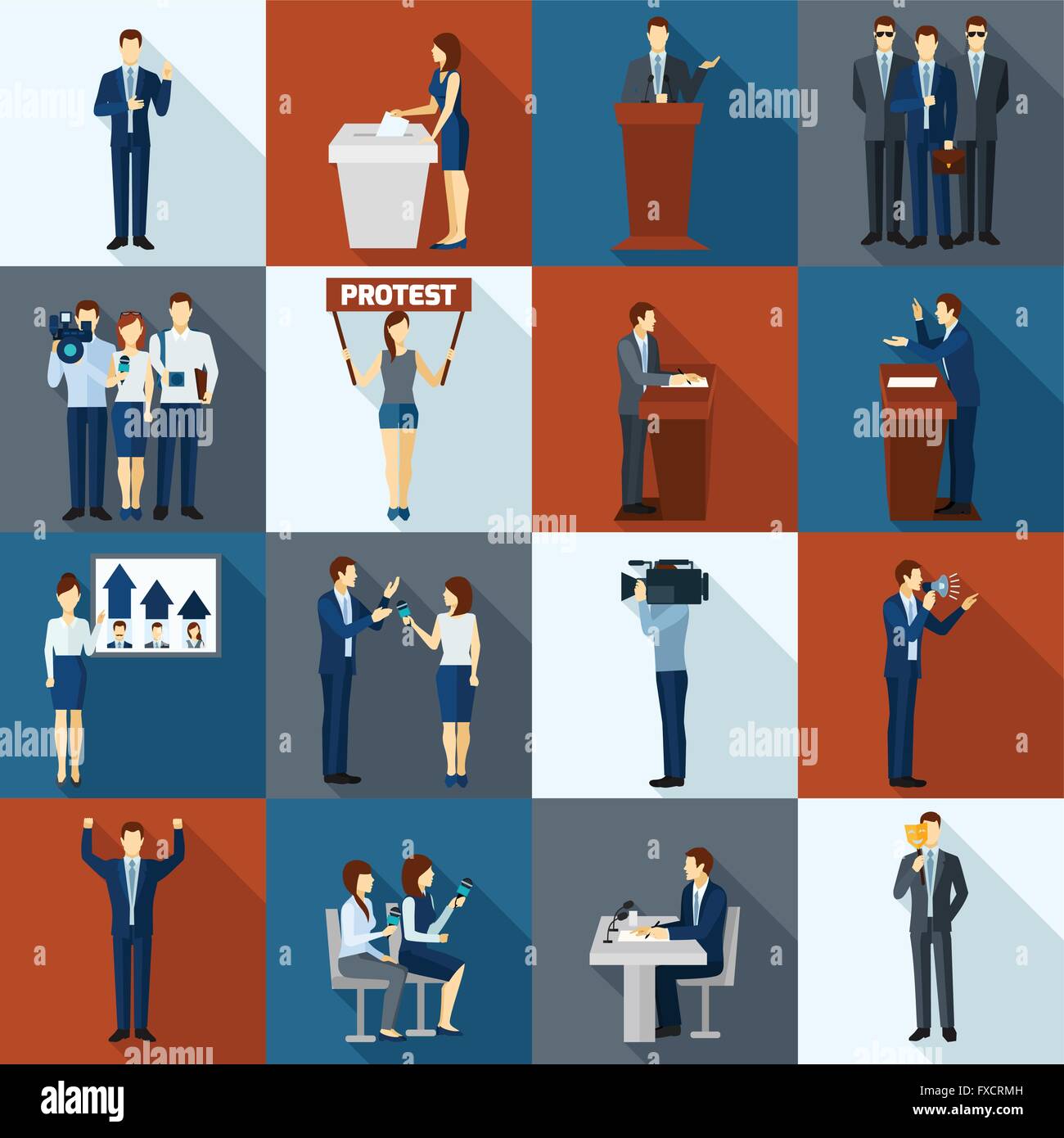 Ballot guide Stock Vector Images - Alamy
