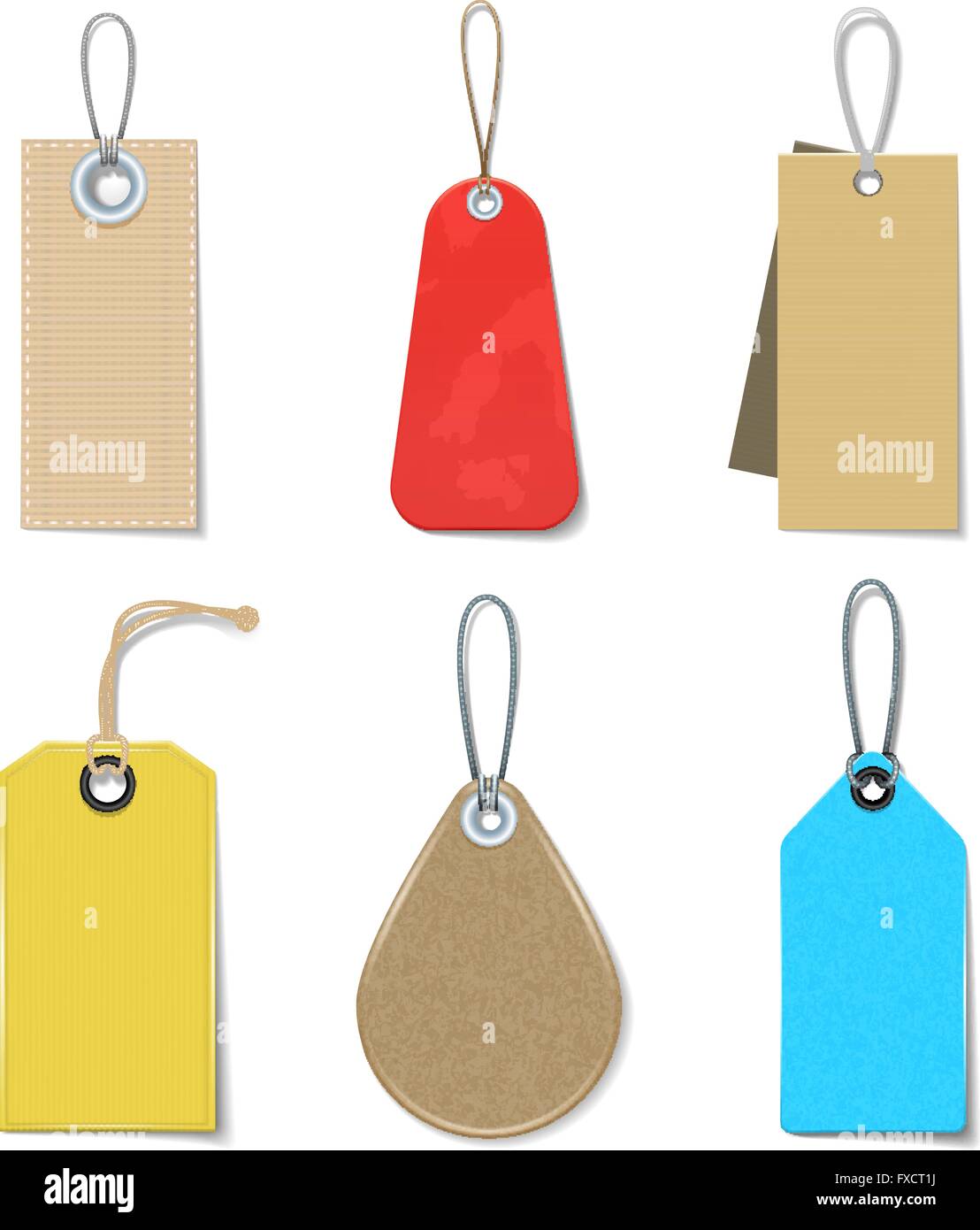 Colored Labels And Tags Set Stock Vector Image & Art - Alamy