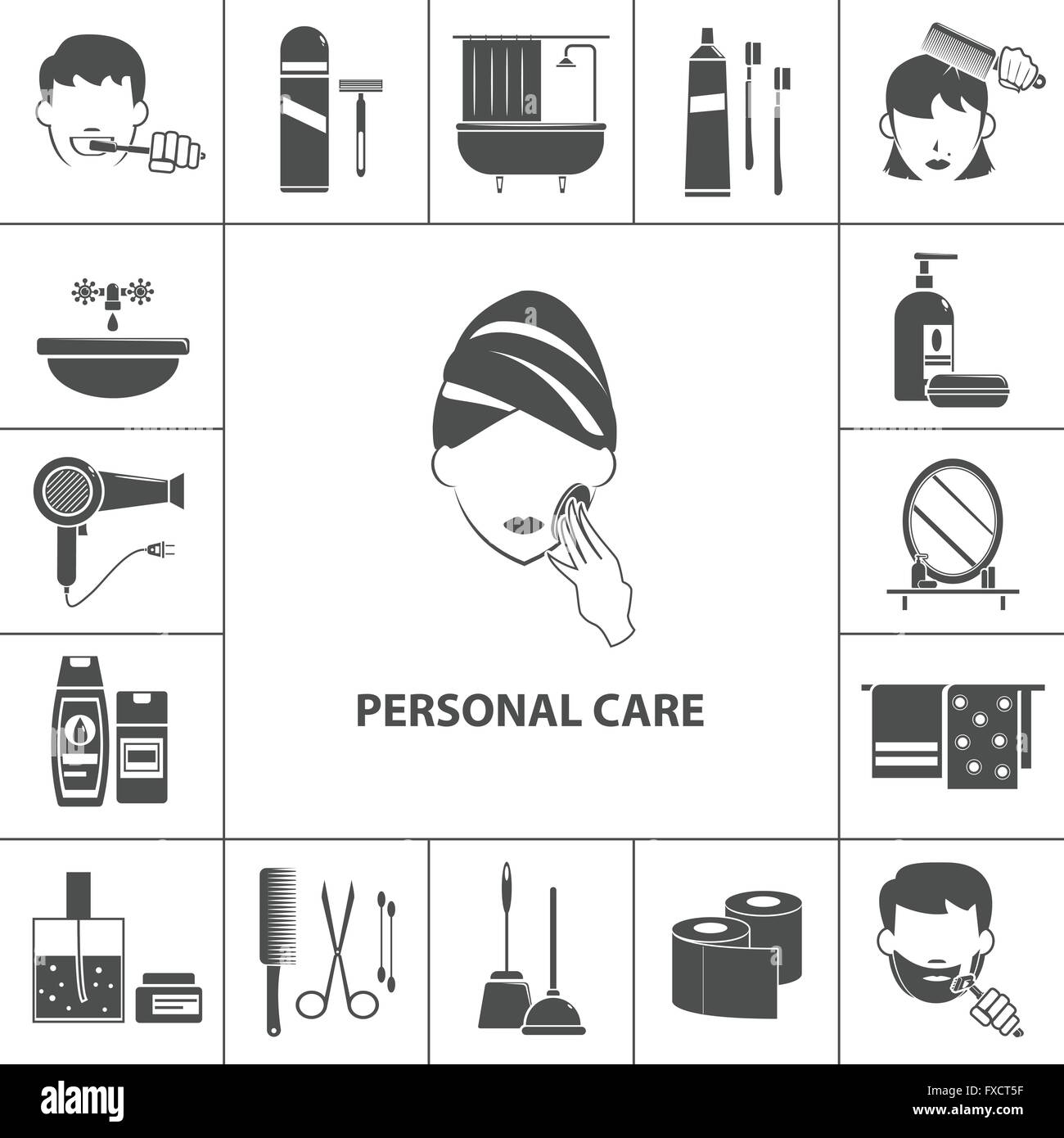 Composition paper towel on Stock Vector Images - Alamy