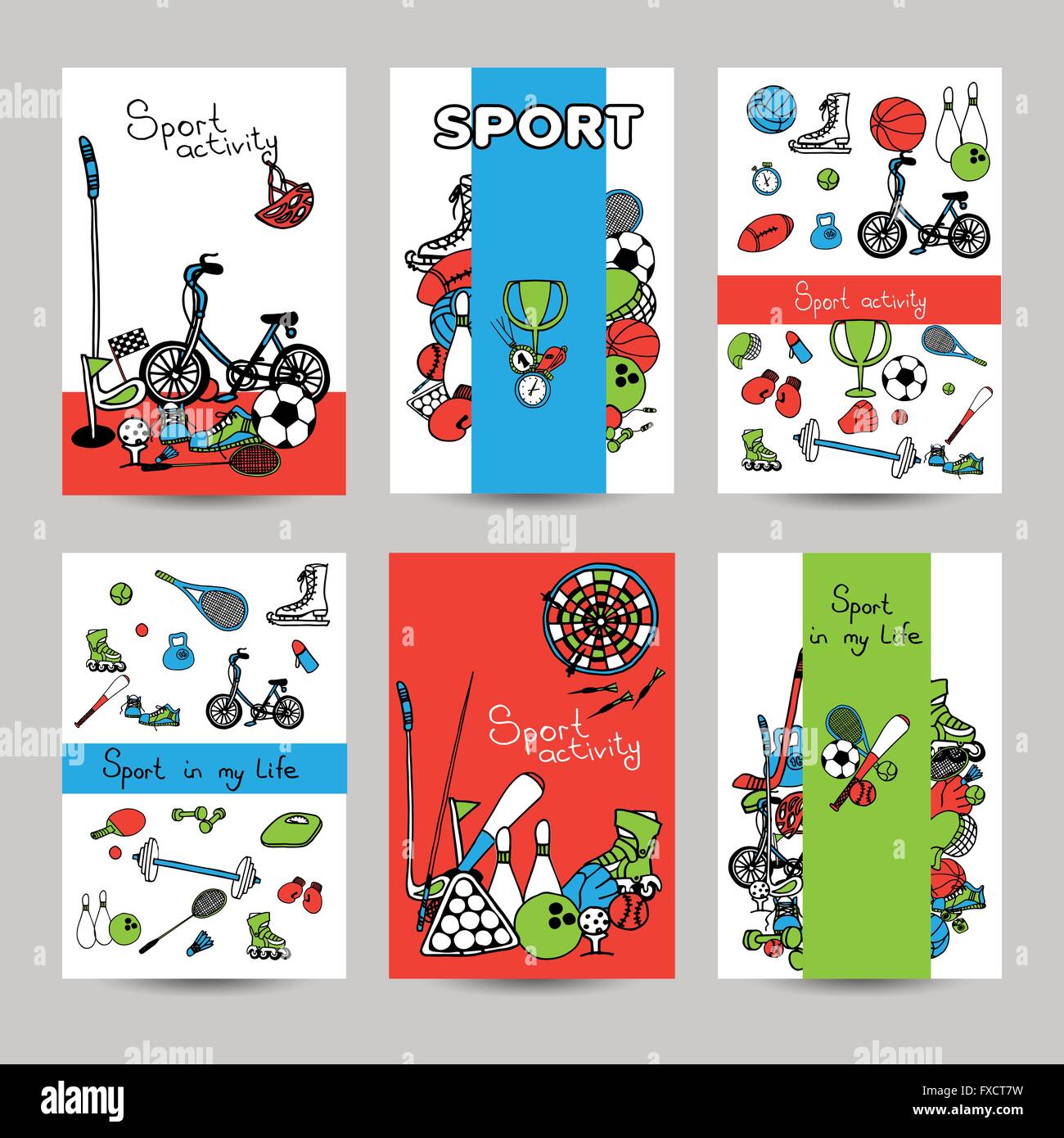Sport Banner Set Stock Vector Image & Art - Alamy