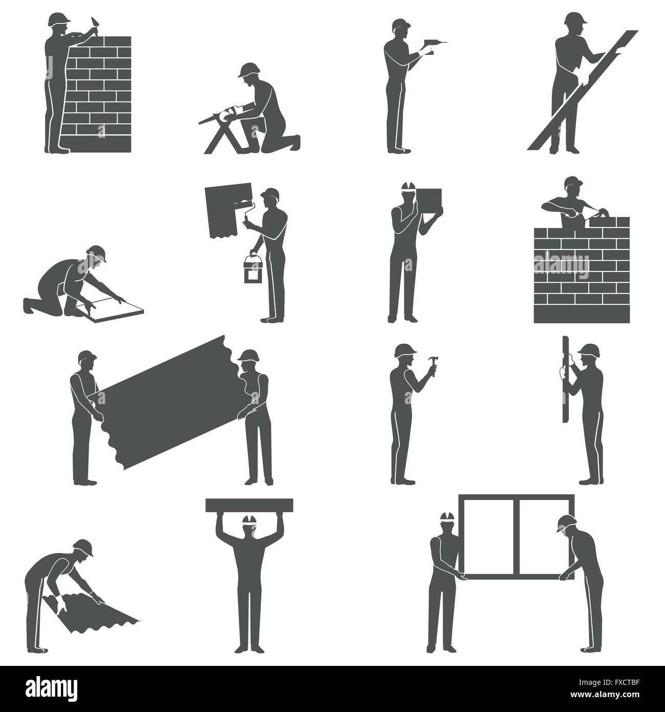 Builders ladder Cut Out Stock Images & Pictures - Alamy