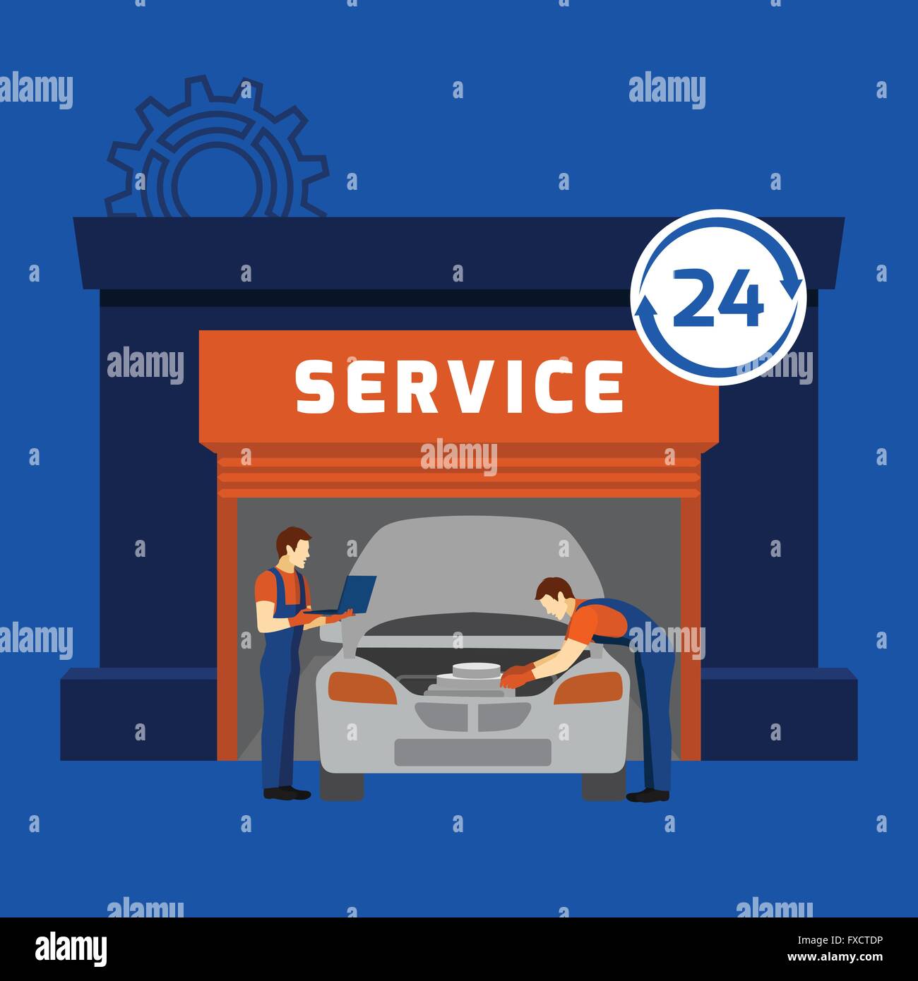 Auto Repair Shop Clip Art