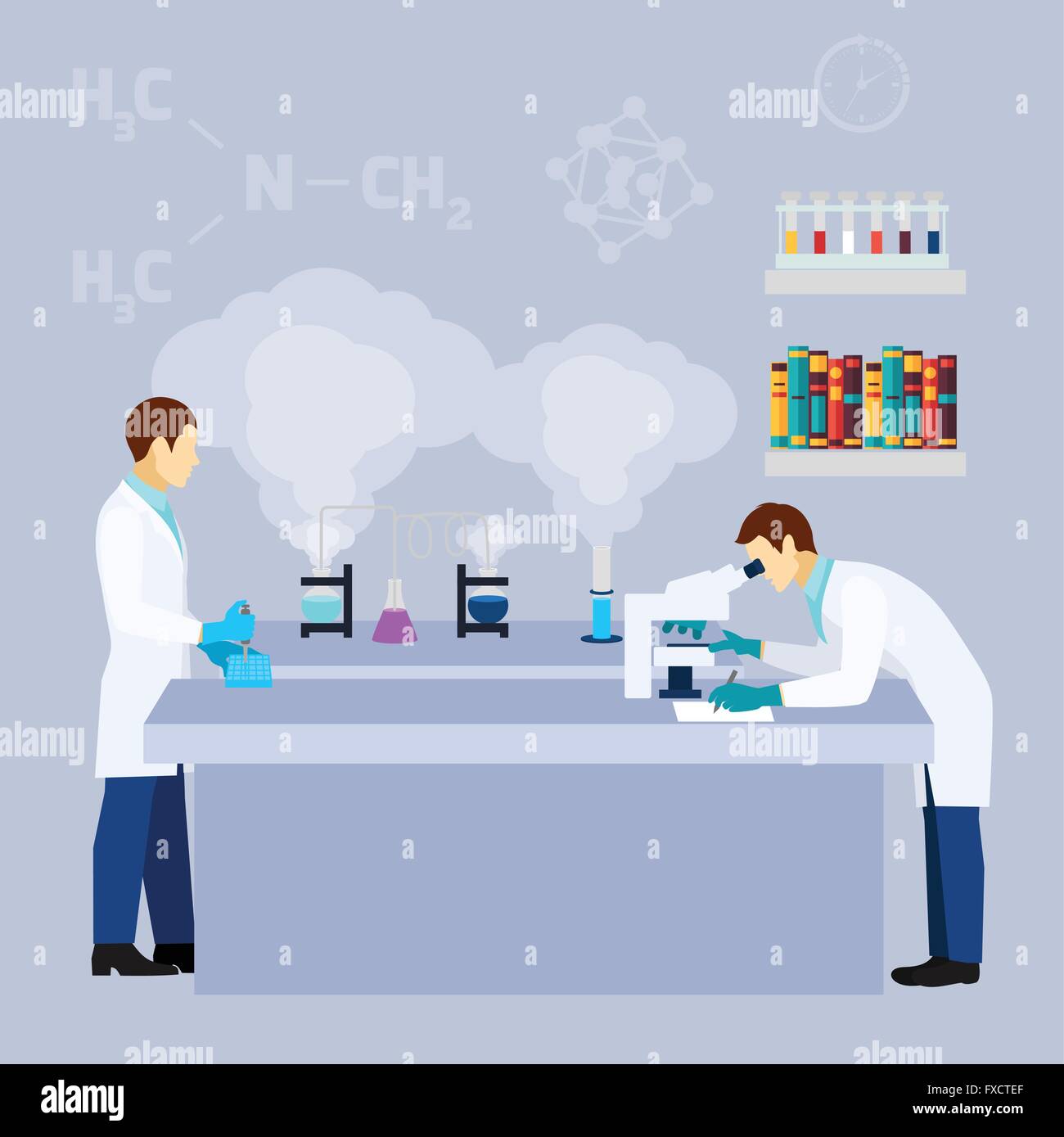 Research business people men Stock Vector Images - Alamy