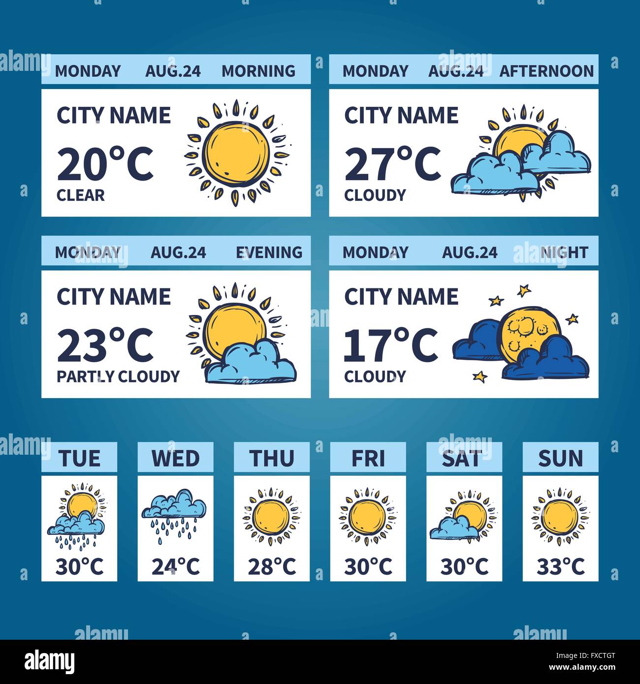 Navigation weather Stock Vector Images - Alamy