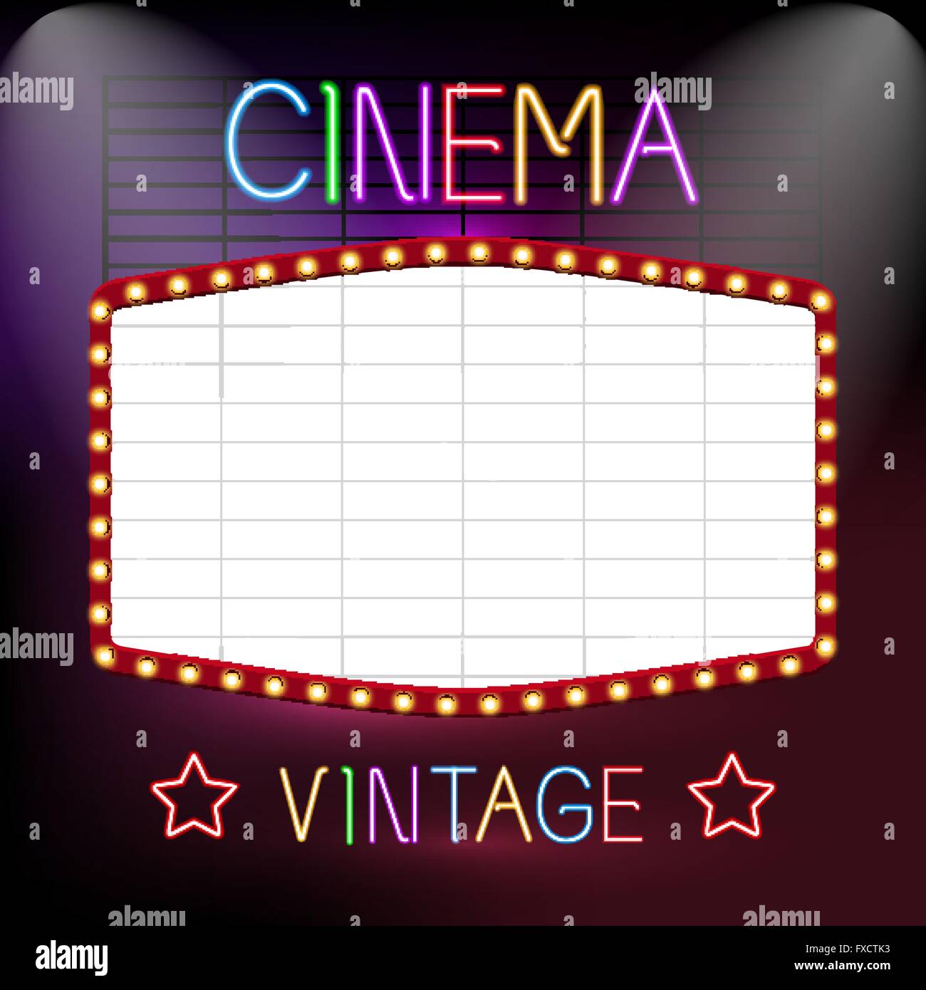 Showcase cinema sign hi-res stock photography and images - Alamy