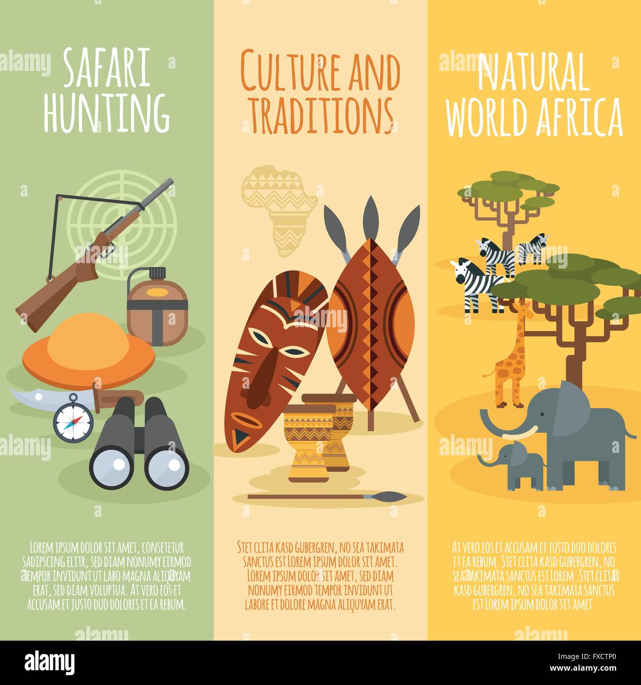 African huts Stock Vector Images - Alamy