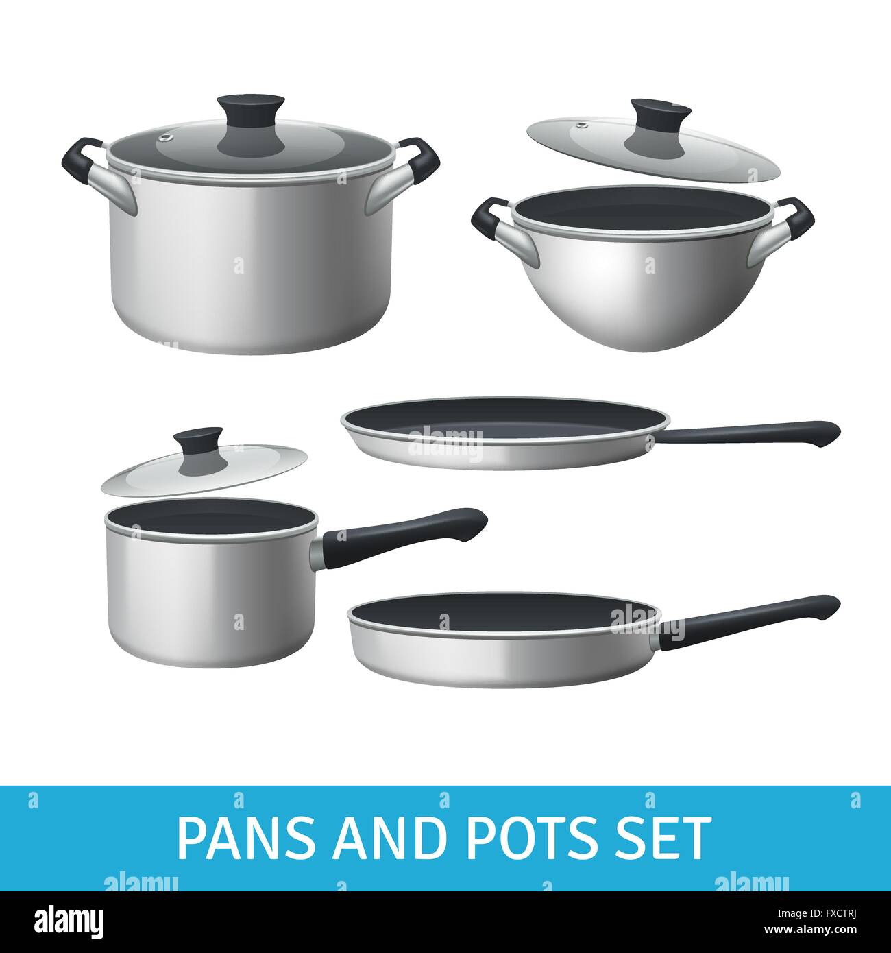 Casserole pots Stock Vector Images - Alamy