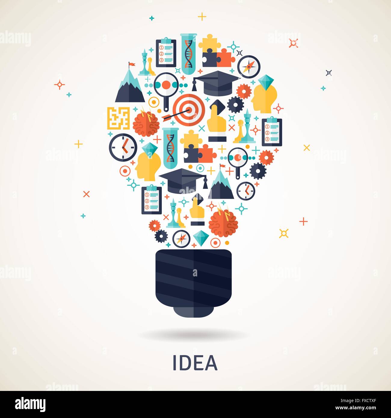 Idea Concept Illustration Stock Vector Image & Art - Alamy