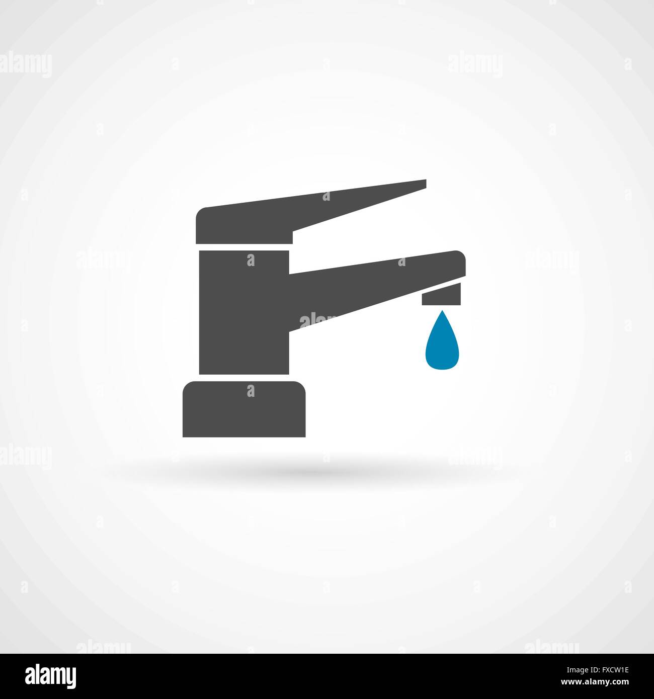 Faucet Icon Flat Stock Vector Image & Art - Alamy