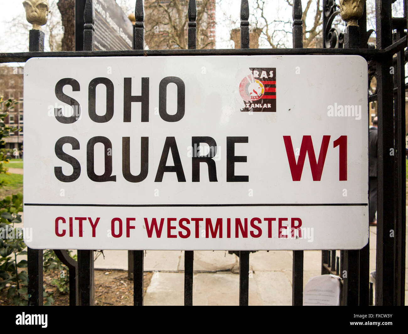 Soho Square London Stock Photo - Alamy