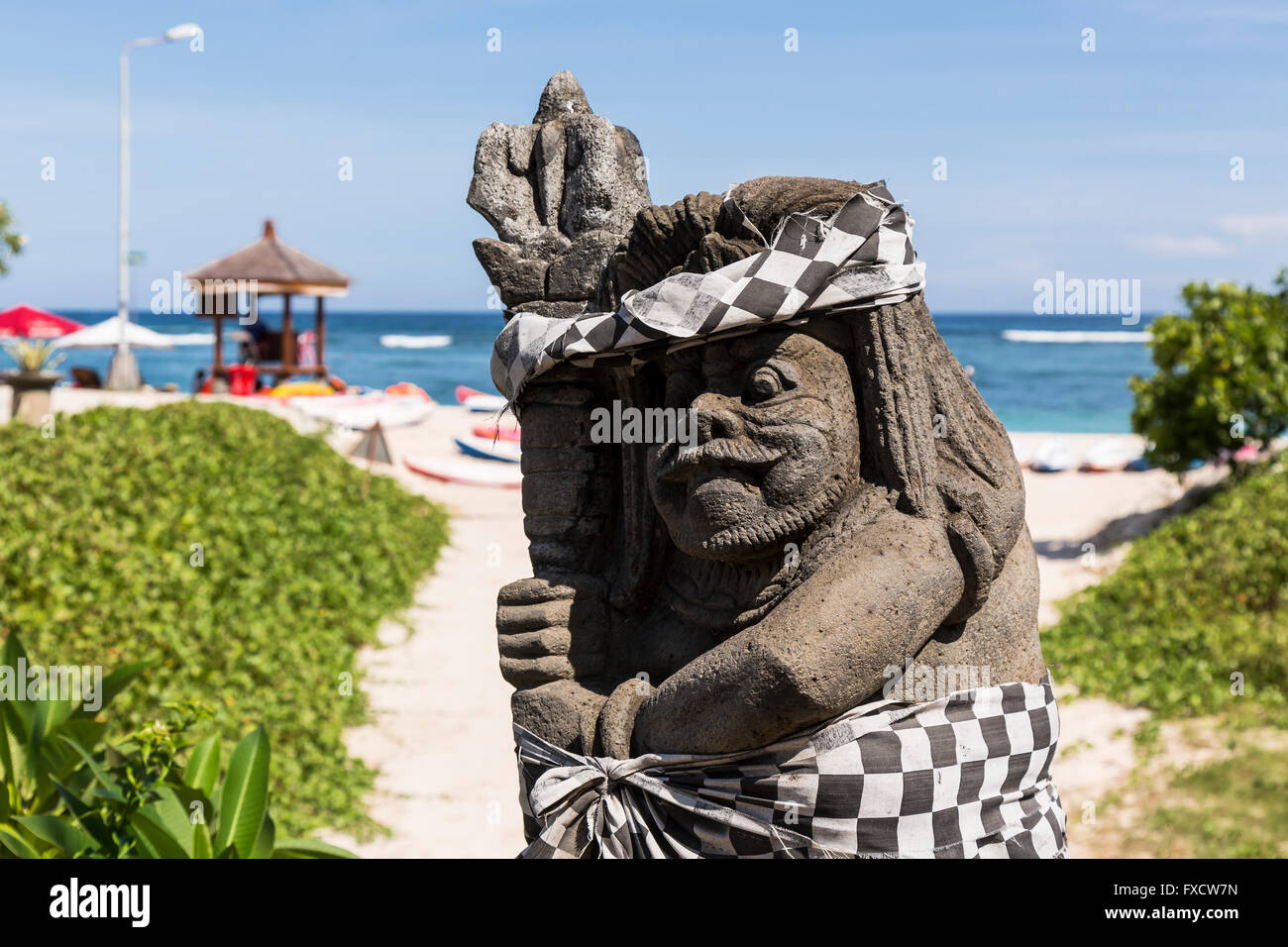 Guardian statue at Pandawa beach - Bali, Indonesia Stock Photo - Alamy