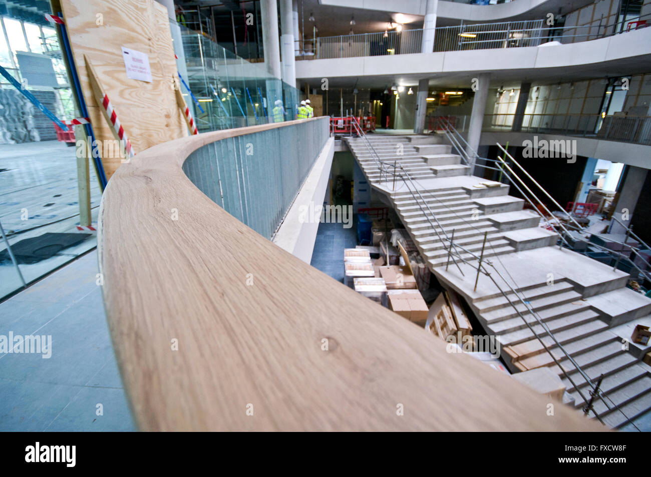Major construction work in the building of a UK institution Stock Photo ...
