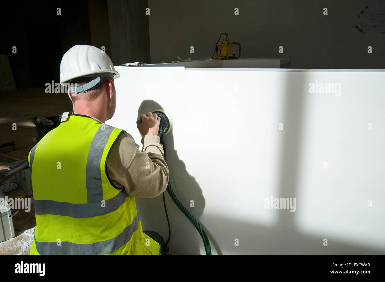 Major construction work in the building of a UK institution Stock Photo ...