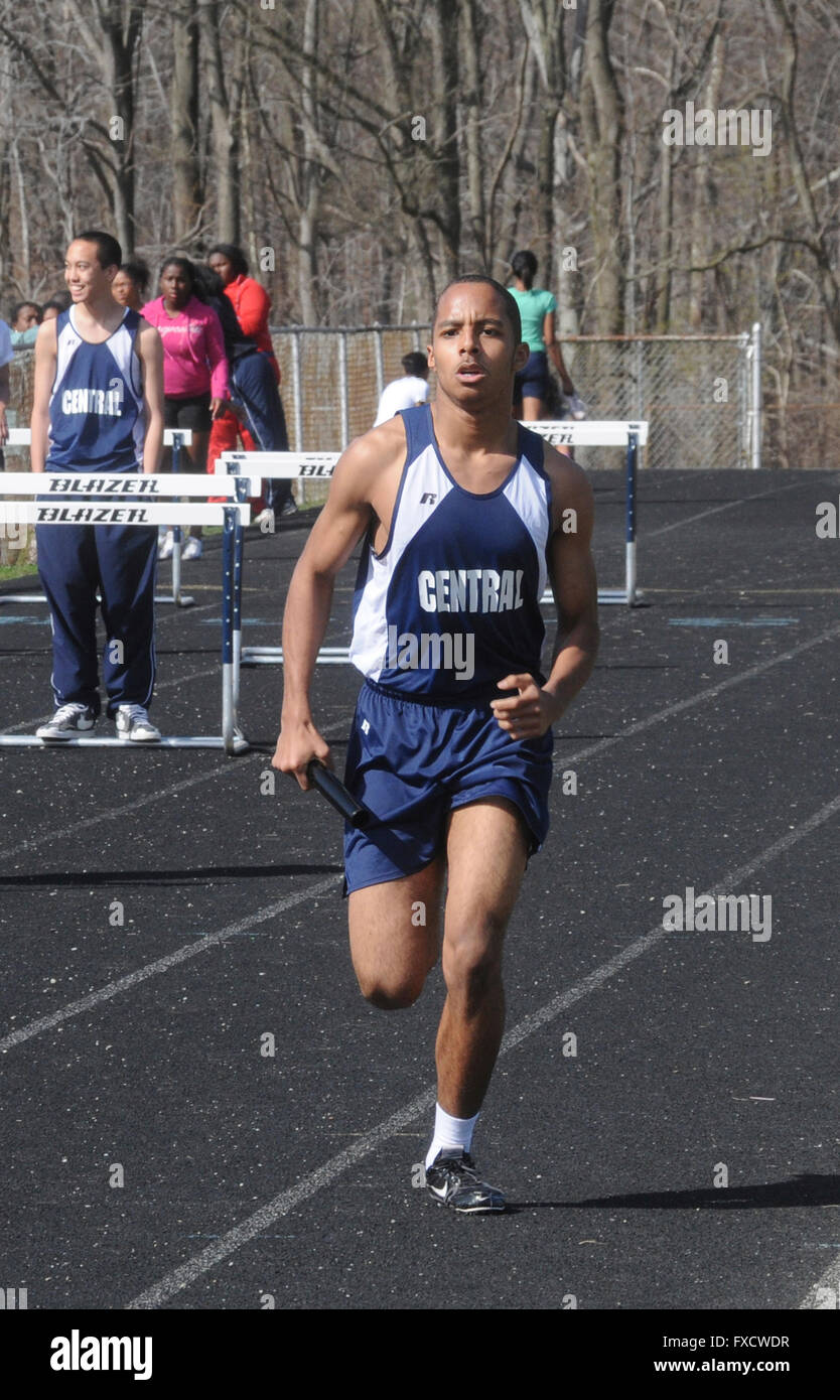 High School Track Runners