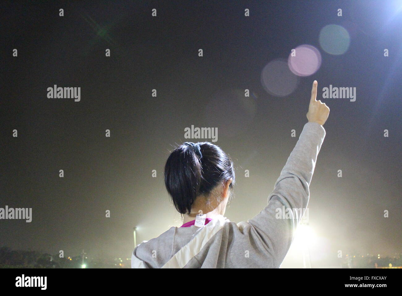 Hand making number one hi-res stock photography and images - Alamy