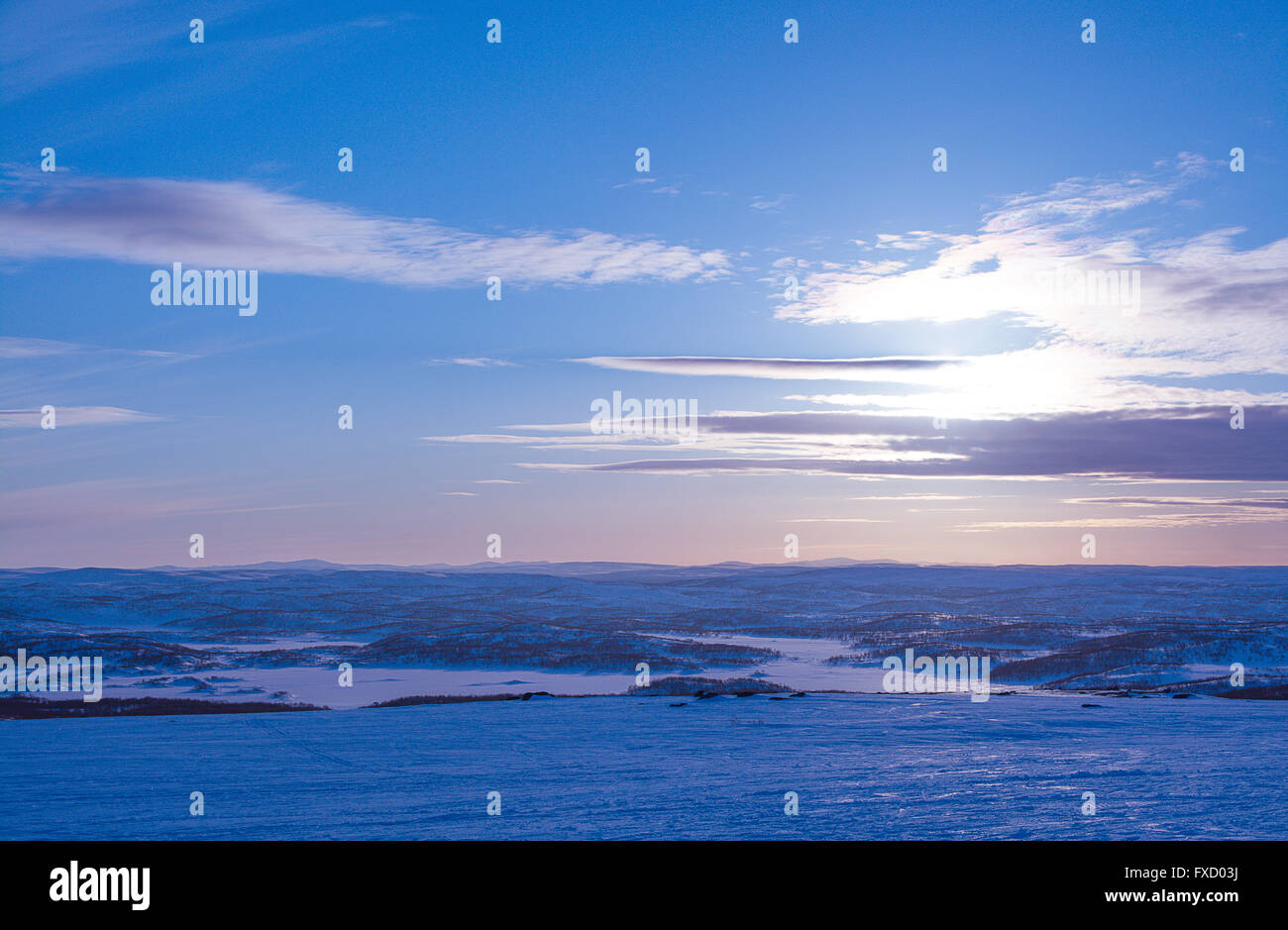 Spring in tundra. Polar region. Murmansk region Stock Photo - Alamy