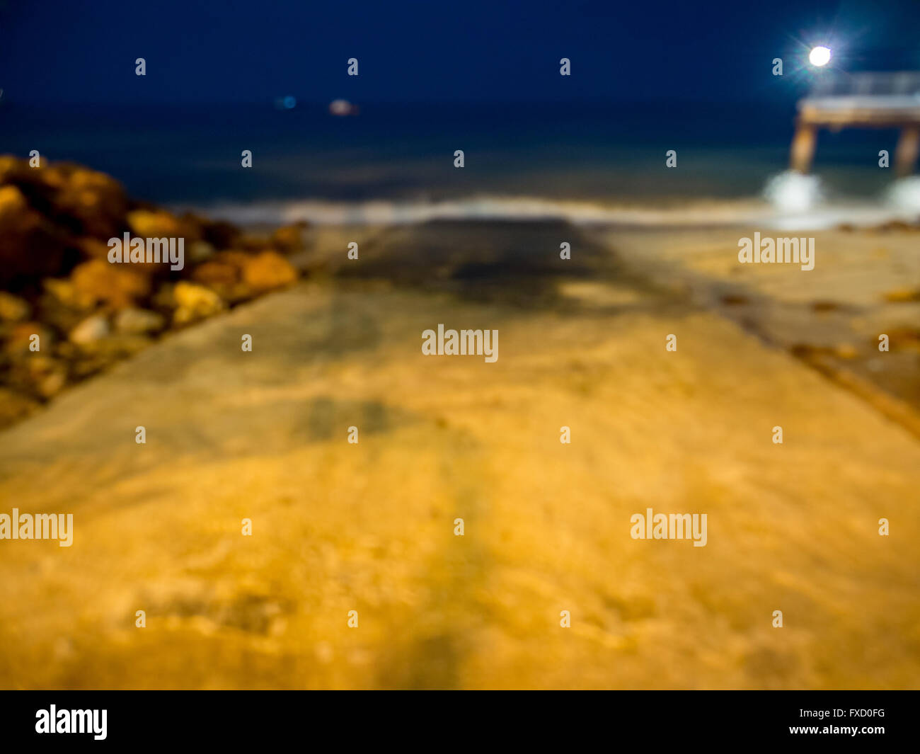 Path straight to the sea Stock Photo - Alamy