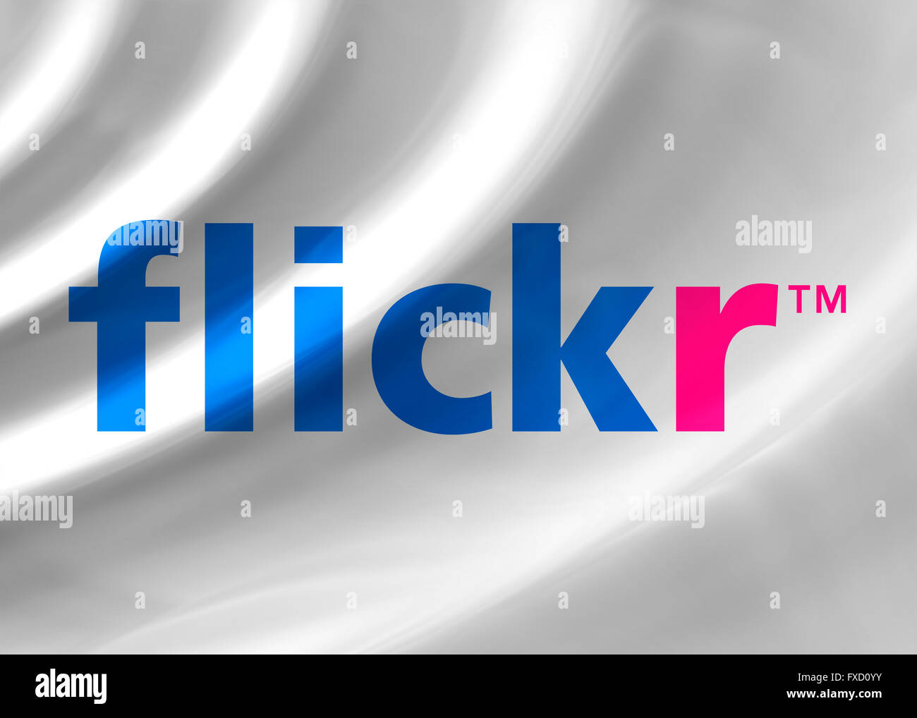 Flickr logo logotype Stock Photo - Alamy