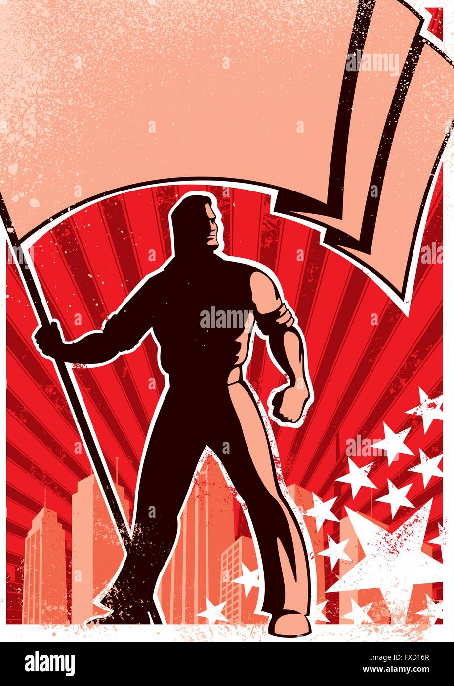 Communism propaganda poster Stock Vector Images - Alamy
