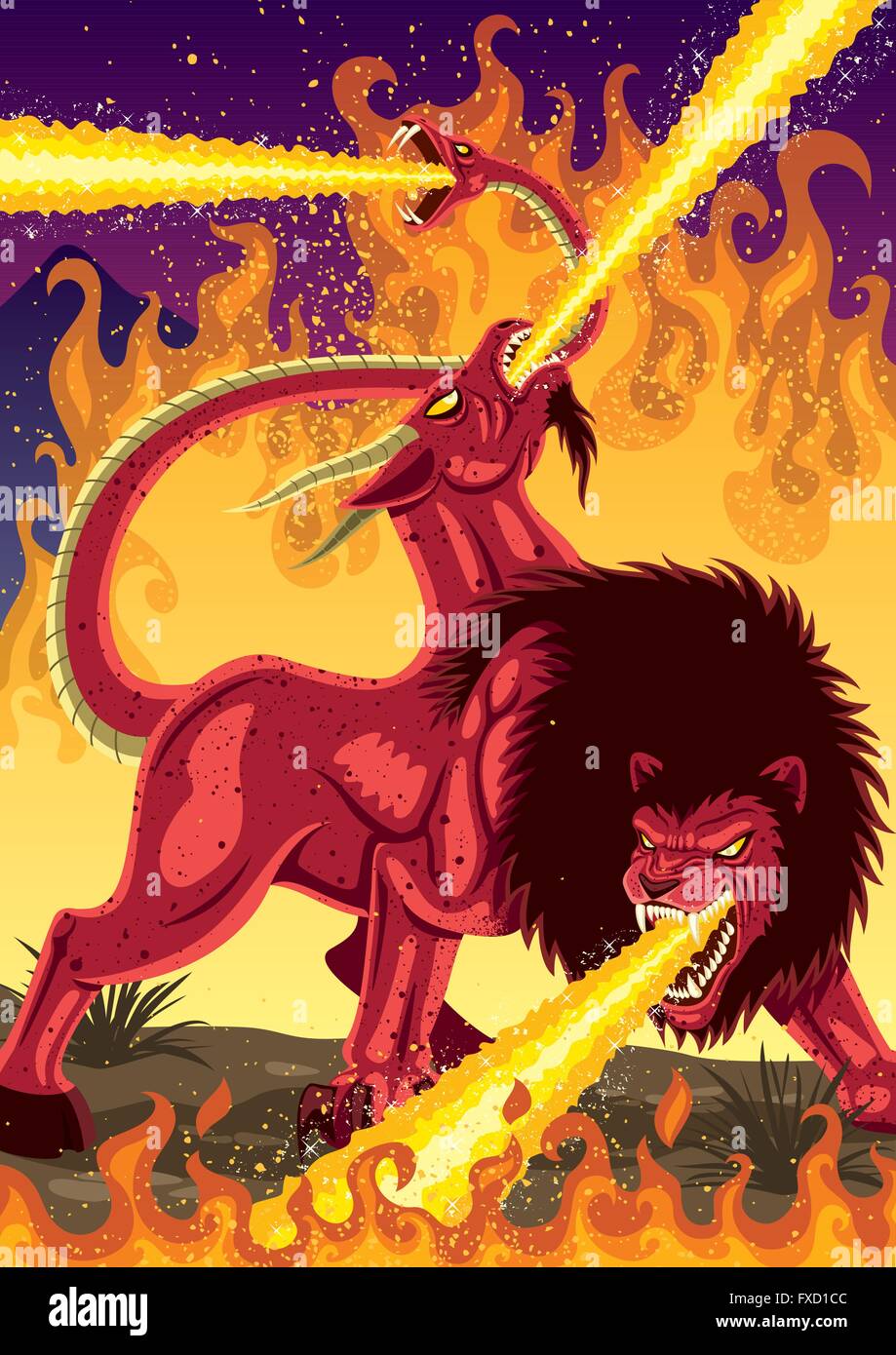 Fire breathing roman Stock Vector Images - Alamy