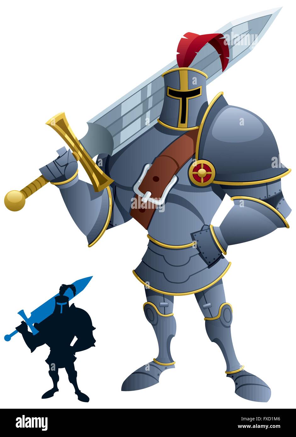 Simple Cartoon Knight