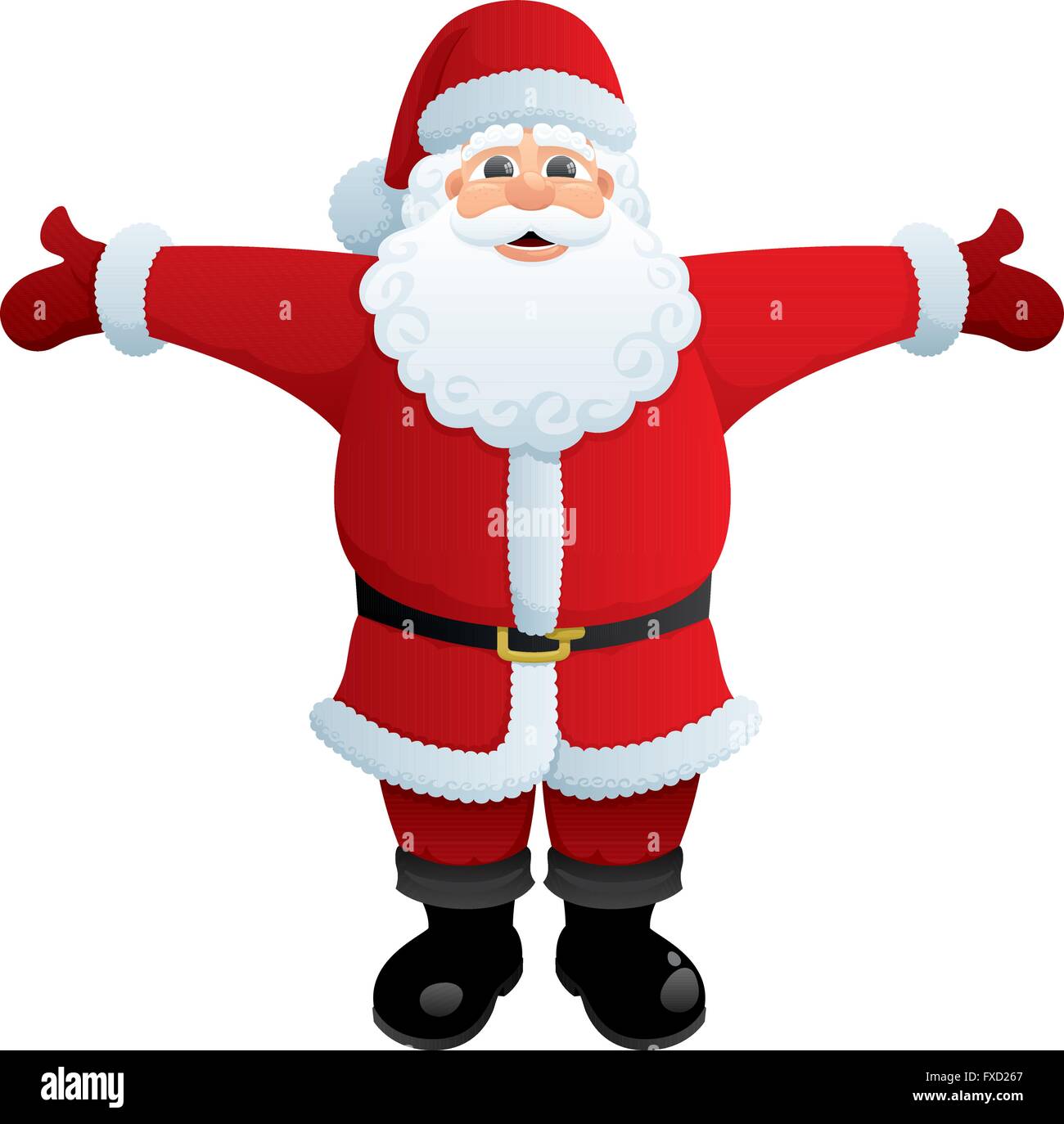 Santa giving you hug Stock Vector Image & Art - Alamy