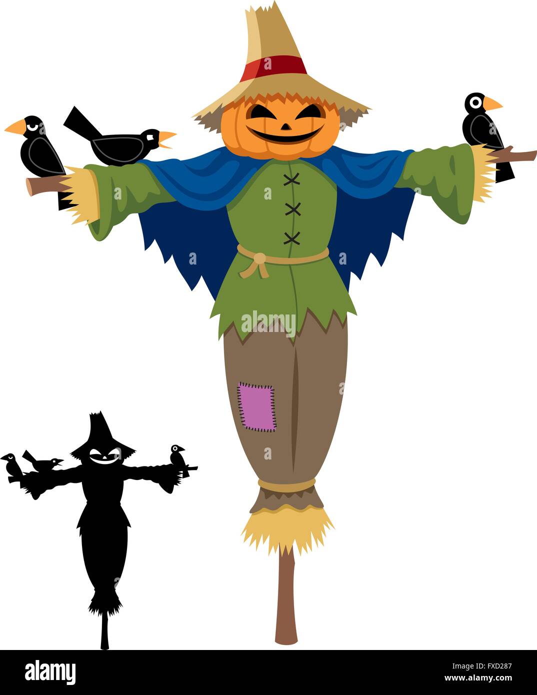 Clip art scarecrow hi-res stock photography and images - Alamy