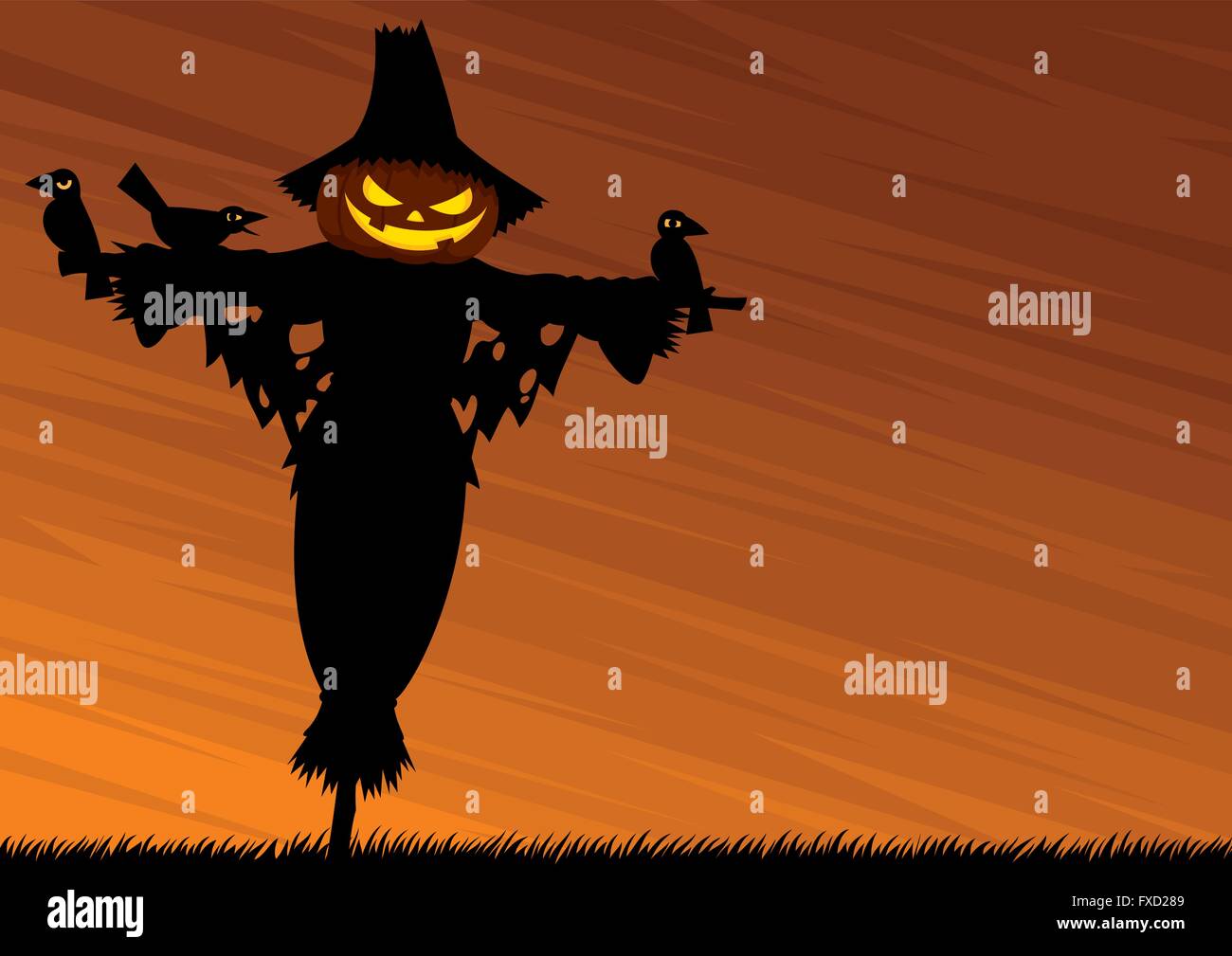 Halloween cartoon raven horror Stock Vector Images - Alamy