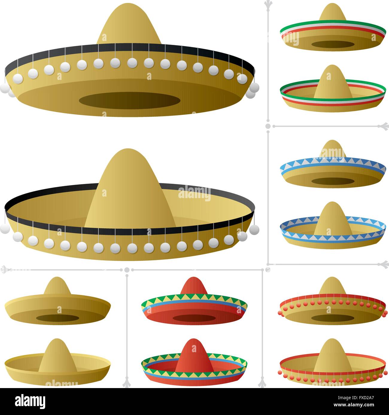 Decorative mexican sombrero hi-res stock photography and images - Alamy
