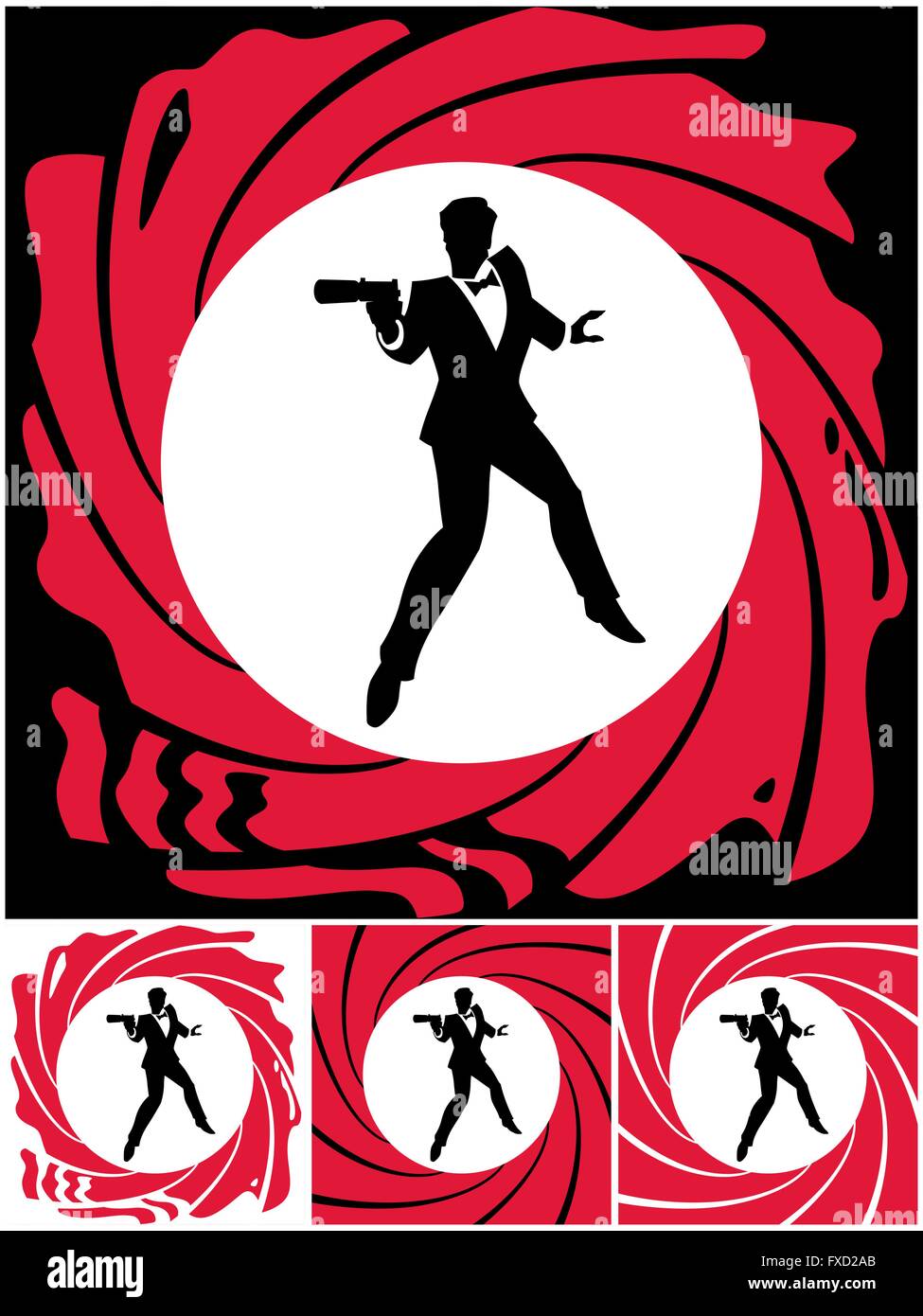 Secret service agent Stock Vector Images - Alamy