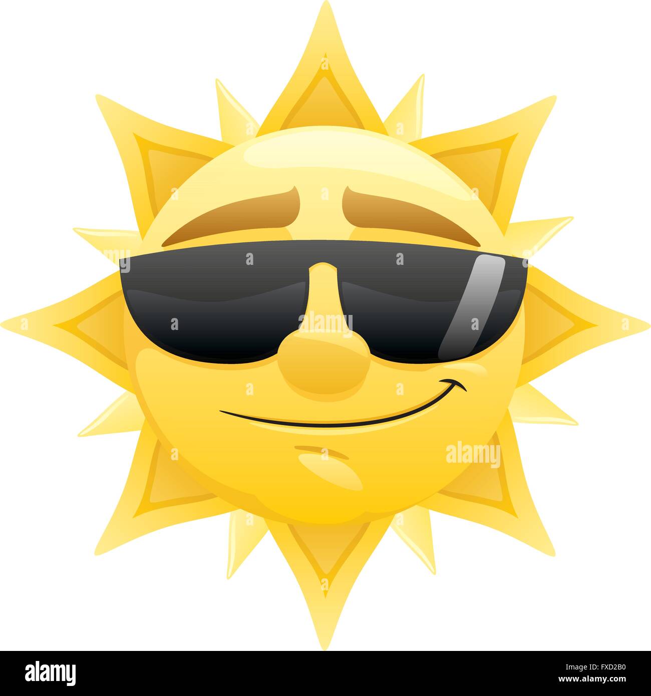 Shot into the sun Stock Vector Images - Alamy
