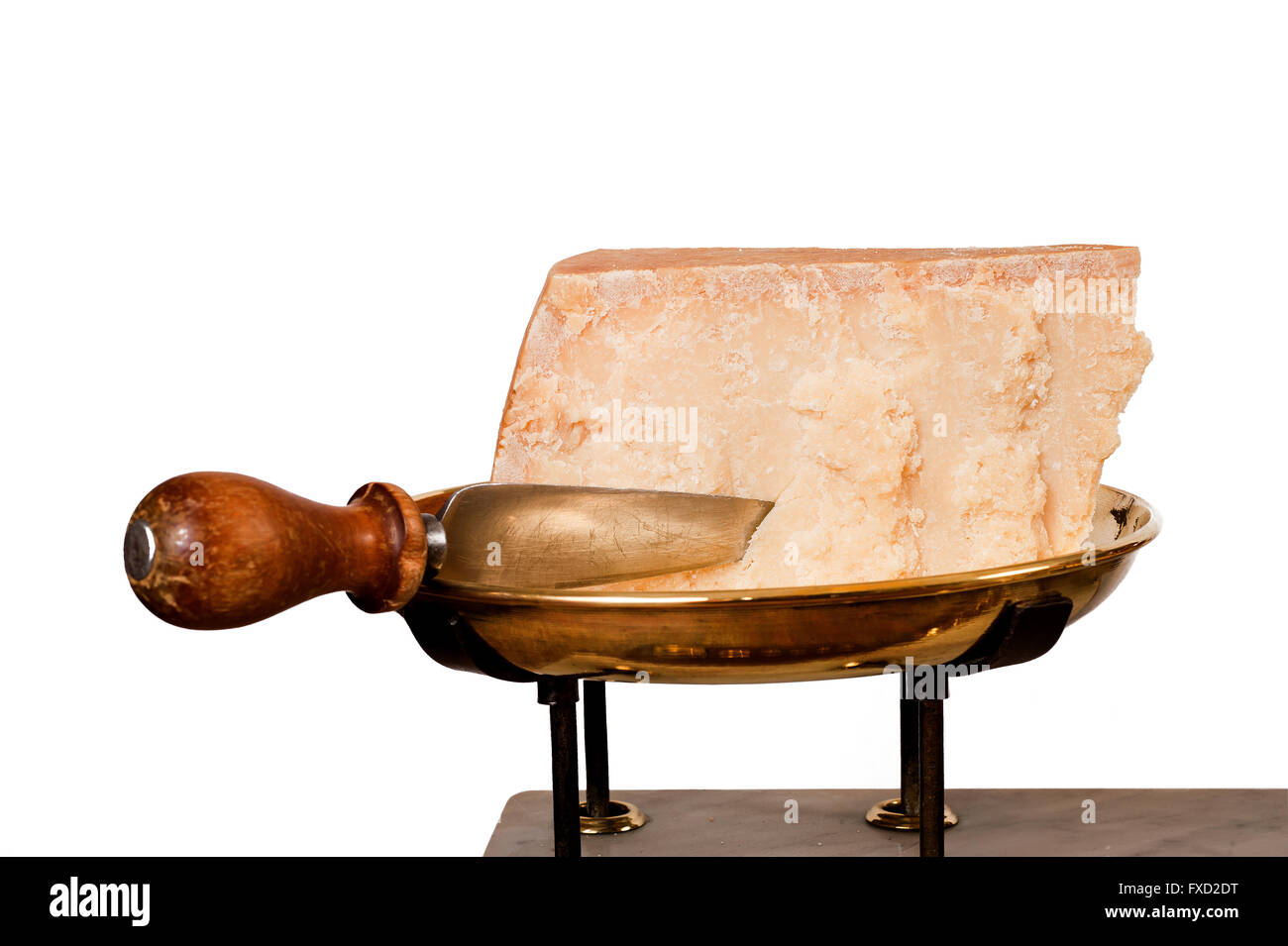 Parmesan cheese on the balance Stock Photo - Alamy