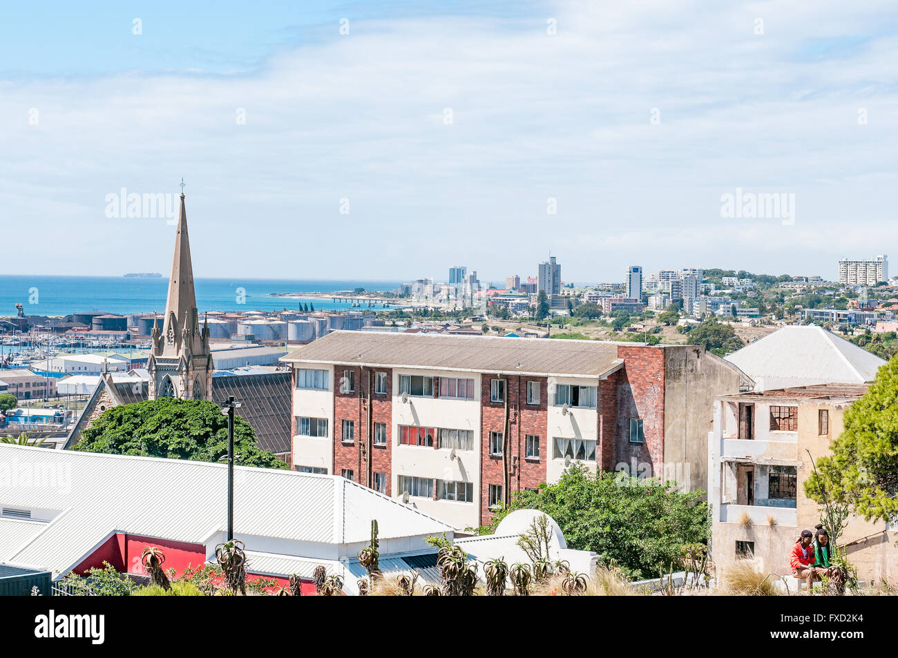 PORT ELIZABETH, SOUTH AFRICA - FEBRUARY 27, 2016: A view of ...
