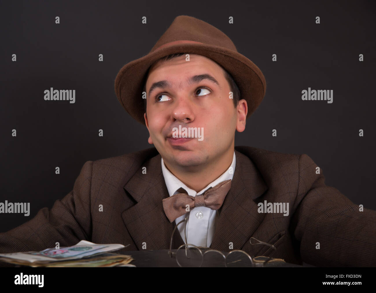 Numismatist with his coin collection Stock Photo - Alamy