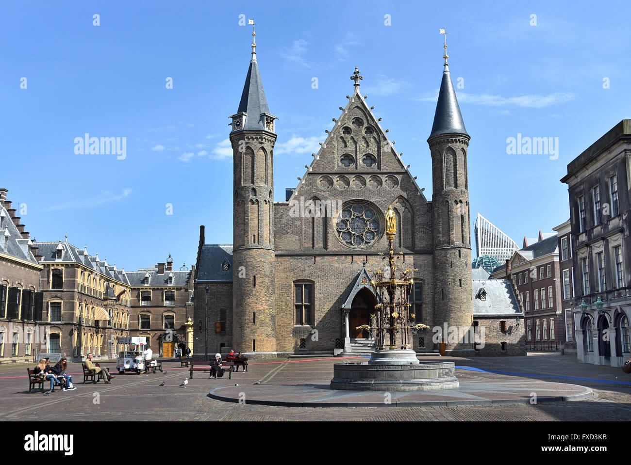 Dutch Parliament Binnenhof The Hague ( including the Ridderzaal (Hall ...