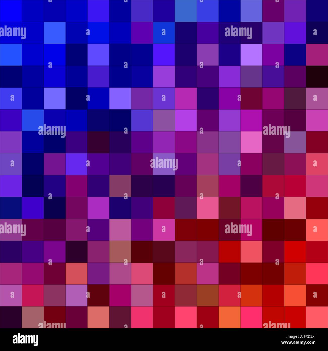 Red blue square mosaic background design Stock Vector Image & Art - Alamy