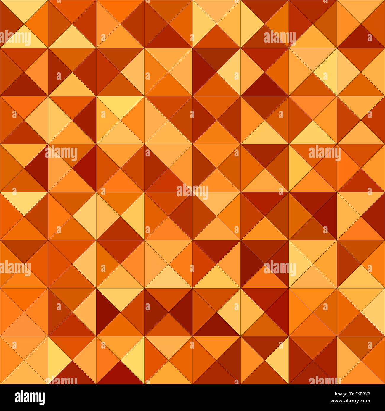 Orange color triangle mosaic background Stock Vector Image & Art - Alamy