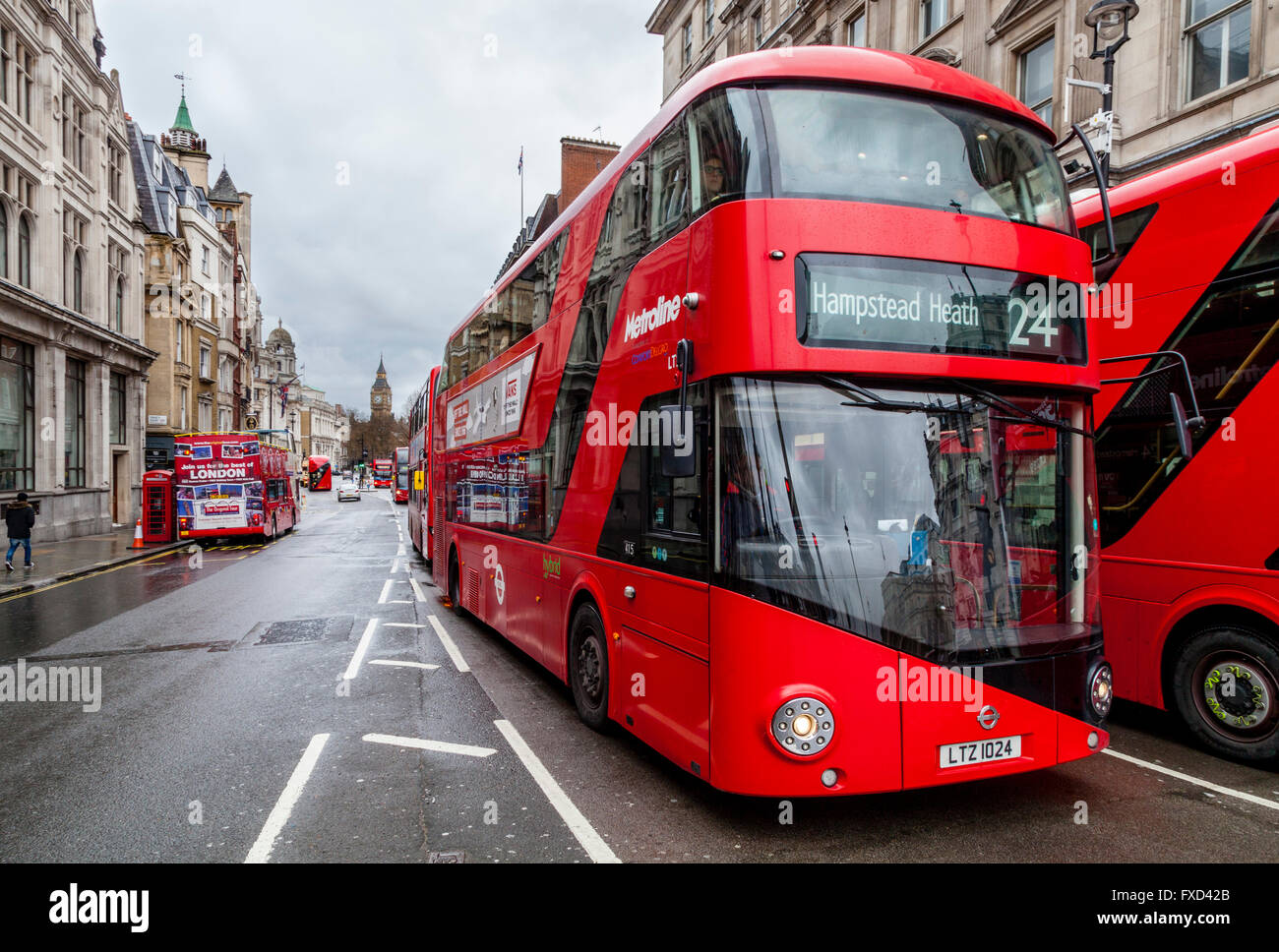 Traditional Red London Bus, Whitehall, London, UK Stock Photo - Alamy Traditional Red London Bus, Whitehall, London, UK Stock Photo - Alamy