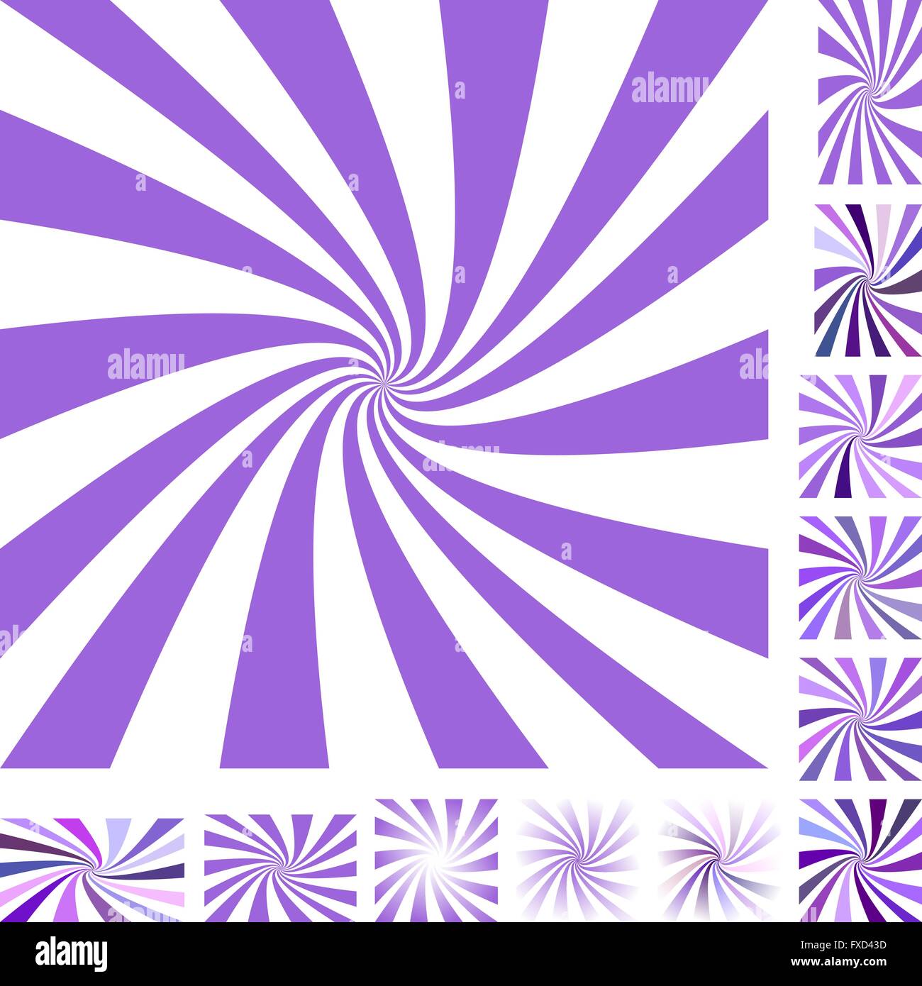 Purple spiral background set Stock Vector Image & Art - Alamy