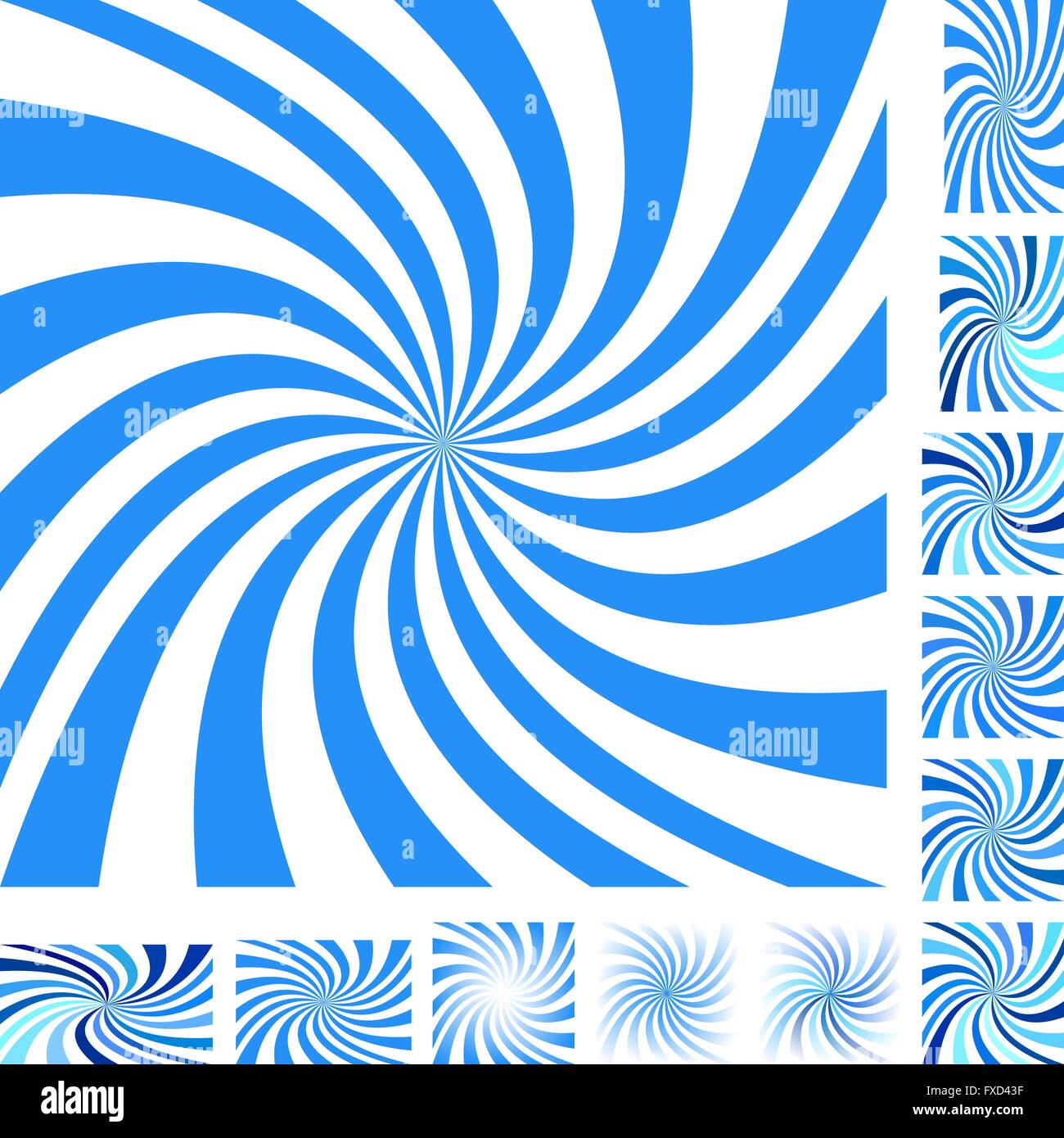 Blue spiral background set Stock Vector Image & Art - Alamy