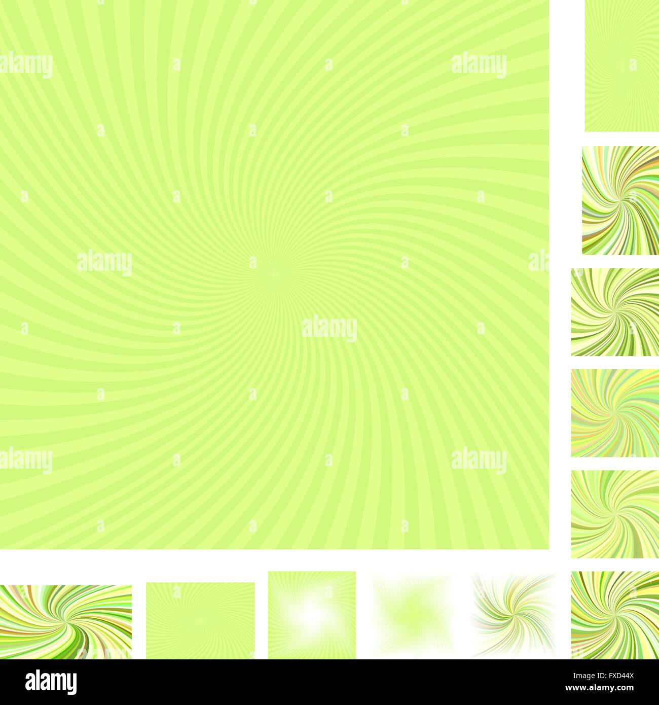 Lime yellow spiral background set Stock Vector Image & Art - Alamy