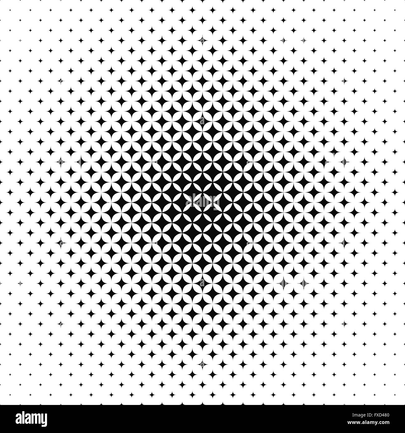 Seamless black and white vector star pattern Stock Vector Image & Art ...