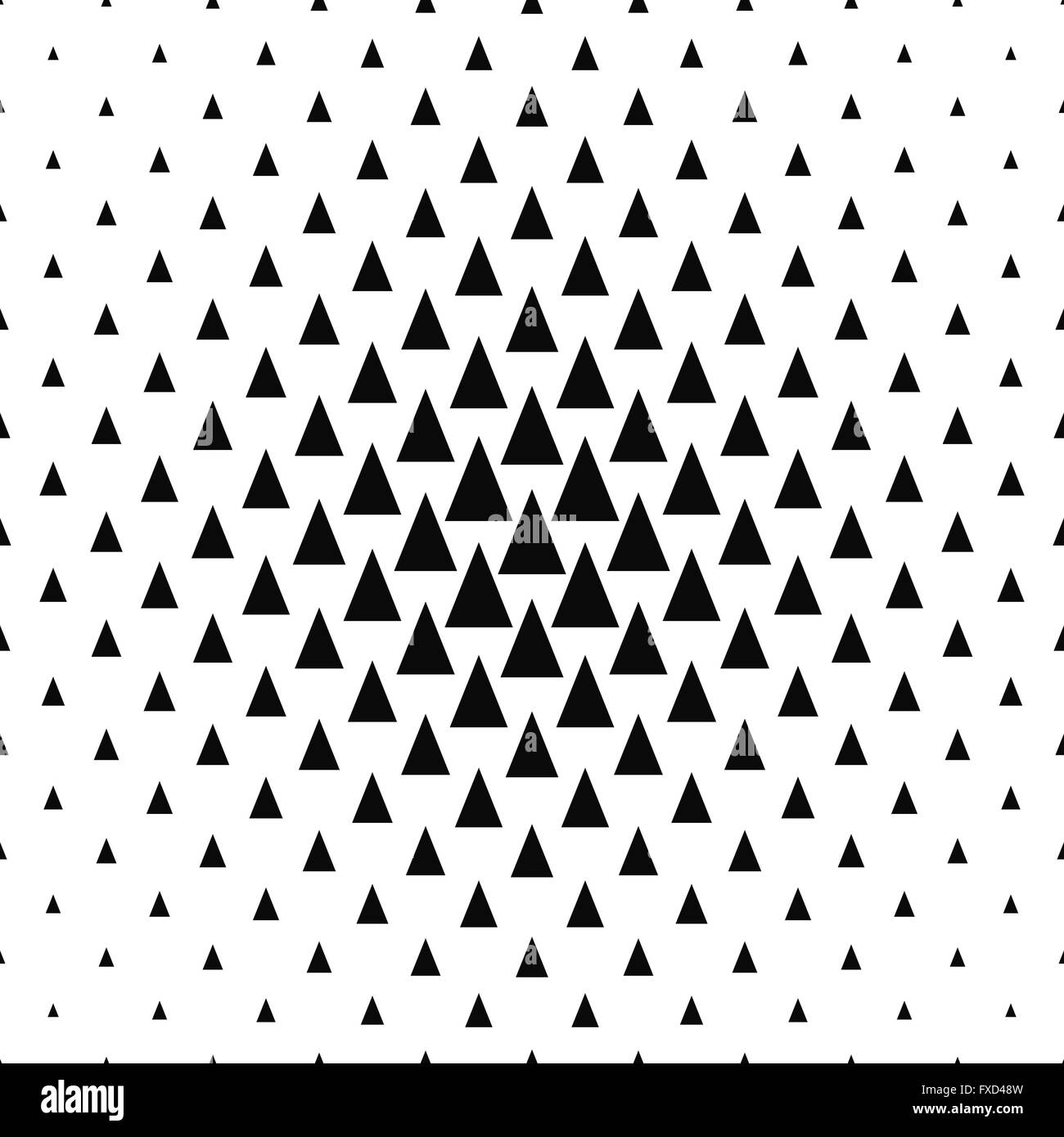 Repeating black and white triangle pattern Stock Vector Image & Art - Alamy