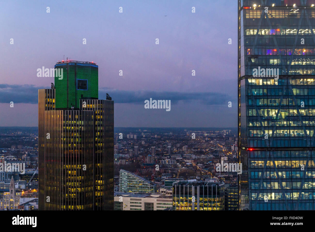 The top of Tower 42 opened in 1981 originally called The Nat West Tower ...