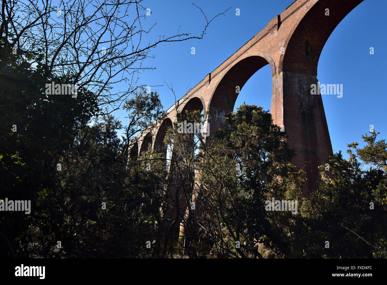 The Larpool Viaduct North Yorkshire Stock Photo - Alamy