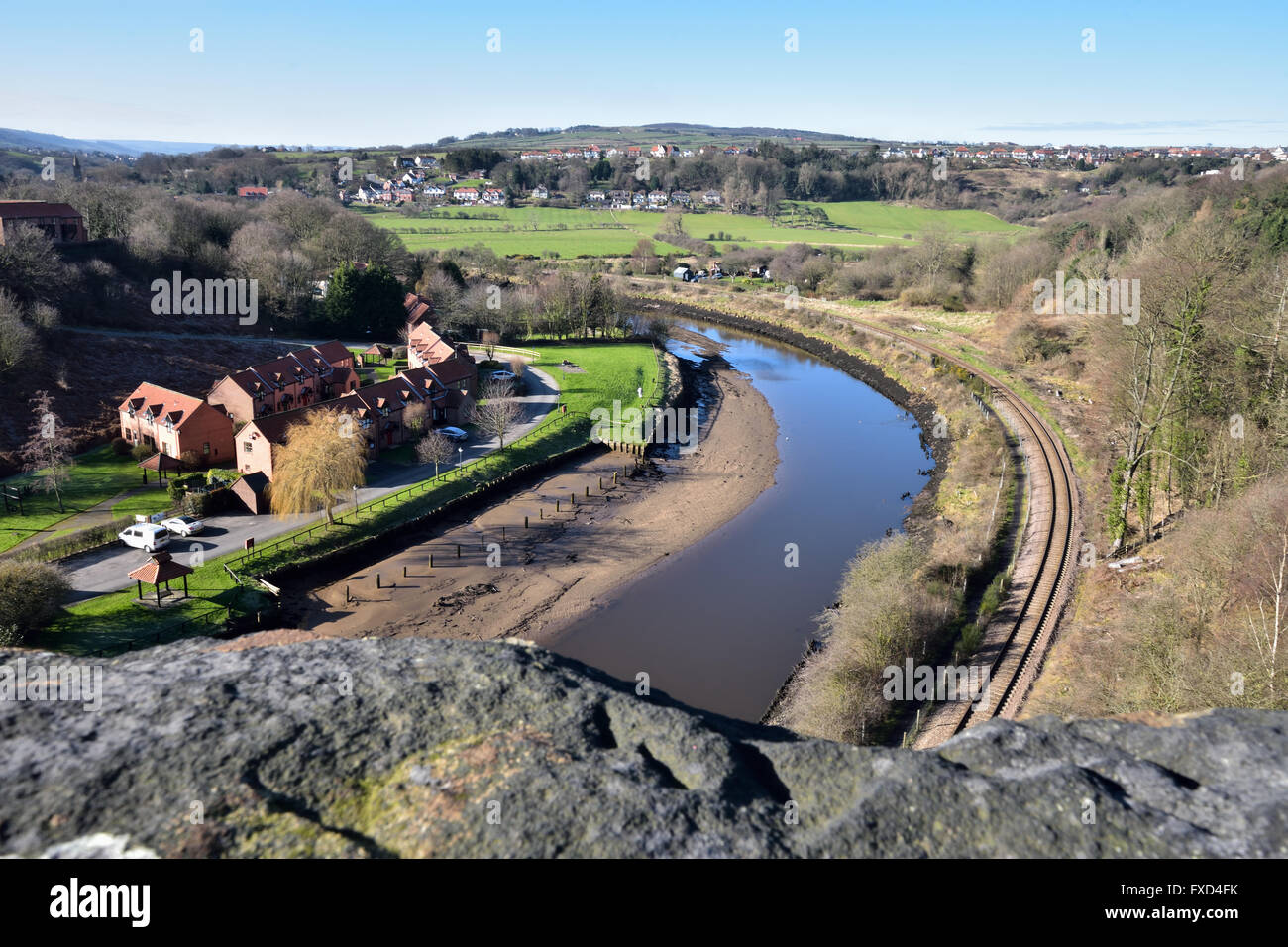 The Larpool Viaduct North Yorkshire Stock Photo - Alamy