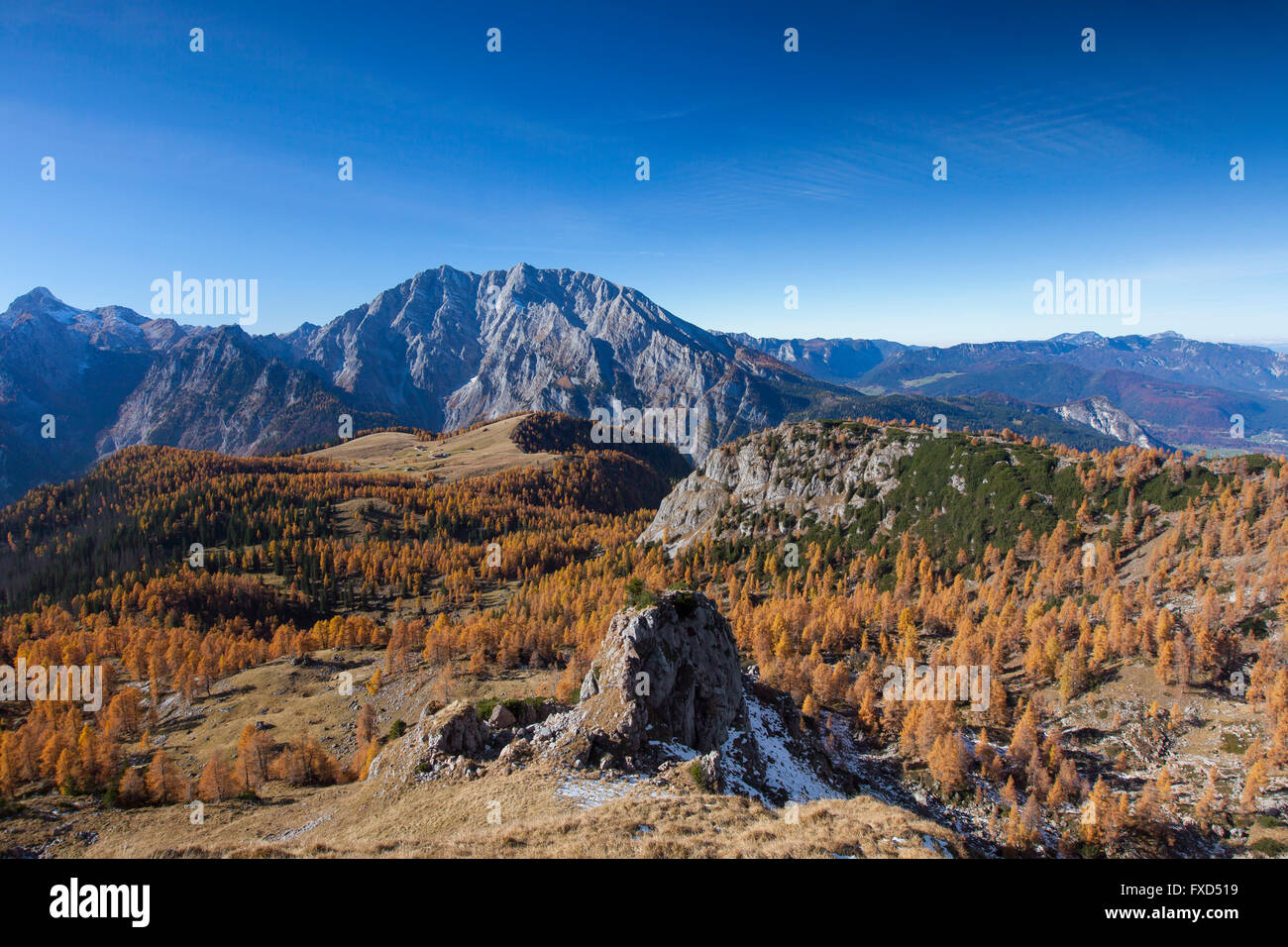 Gotzenalm in the Berchtesgadener Alpen in autumn, Berchtesgaden ...